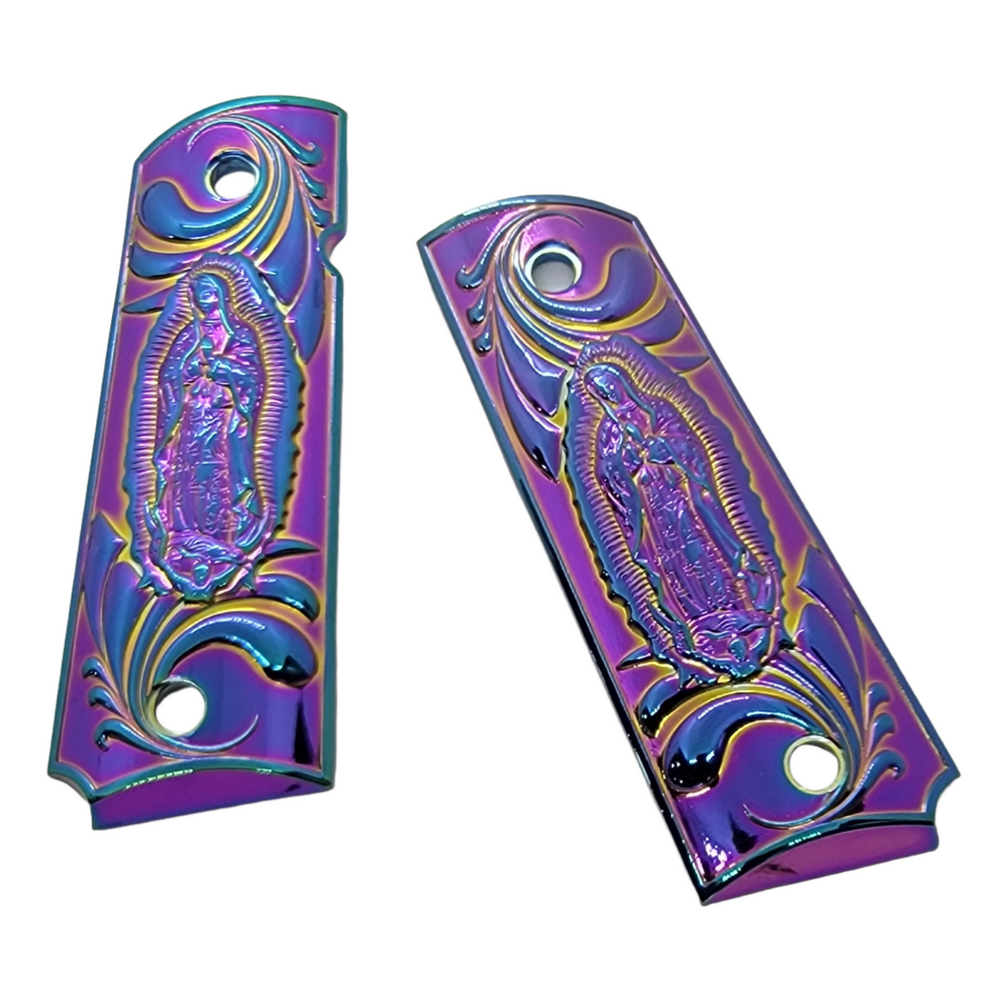 1911 GRIPS FULL SIZE - Metal - Virgin Mary W Ambi Safety Titanium ...