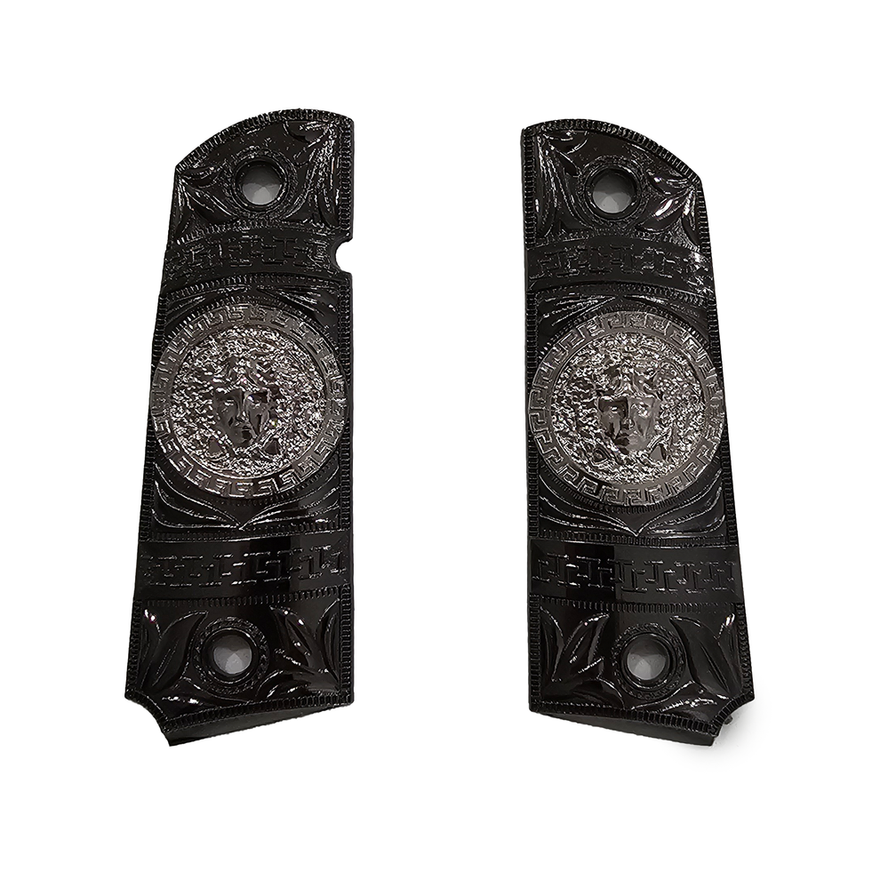 1911 Versace Style FULL SIZE Ambi Cut Black Silver – Cander Trade LLC