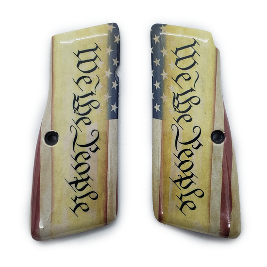 Browning Hi-Power Art Grips Grim Reaper Gold [B04] – Cander Trade LLC